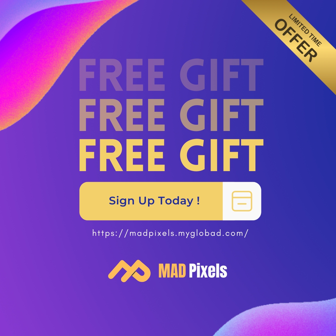 Get Your Free Social Media Poster | MAD Pixels